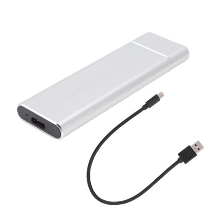 Silver SSD EnclosureM.2 NVMe SSD Enclosure SSD Enclosure Portable SSD ...