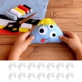 AOOOWER 50PCS Clear Plastic Bobbin Holder Clips Multipurpose Sewing ...