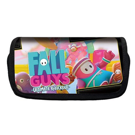 Taie Jelly Bean Fall Guys Double Flap Pencil Case Polyester Children's ...