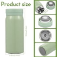 2 Pcs Mini Insulated Stainless Steel Water Bottle 6.76oz(200ml) Leak ...