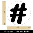 Hashtag Number Sign Rubber Stamp for Scrapbooking Crafting Stamping ...