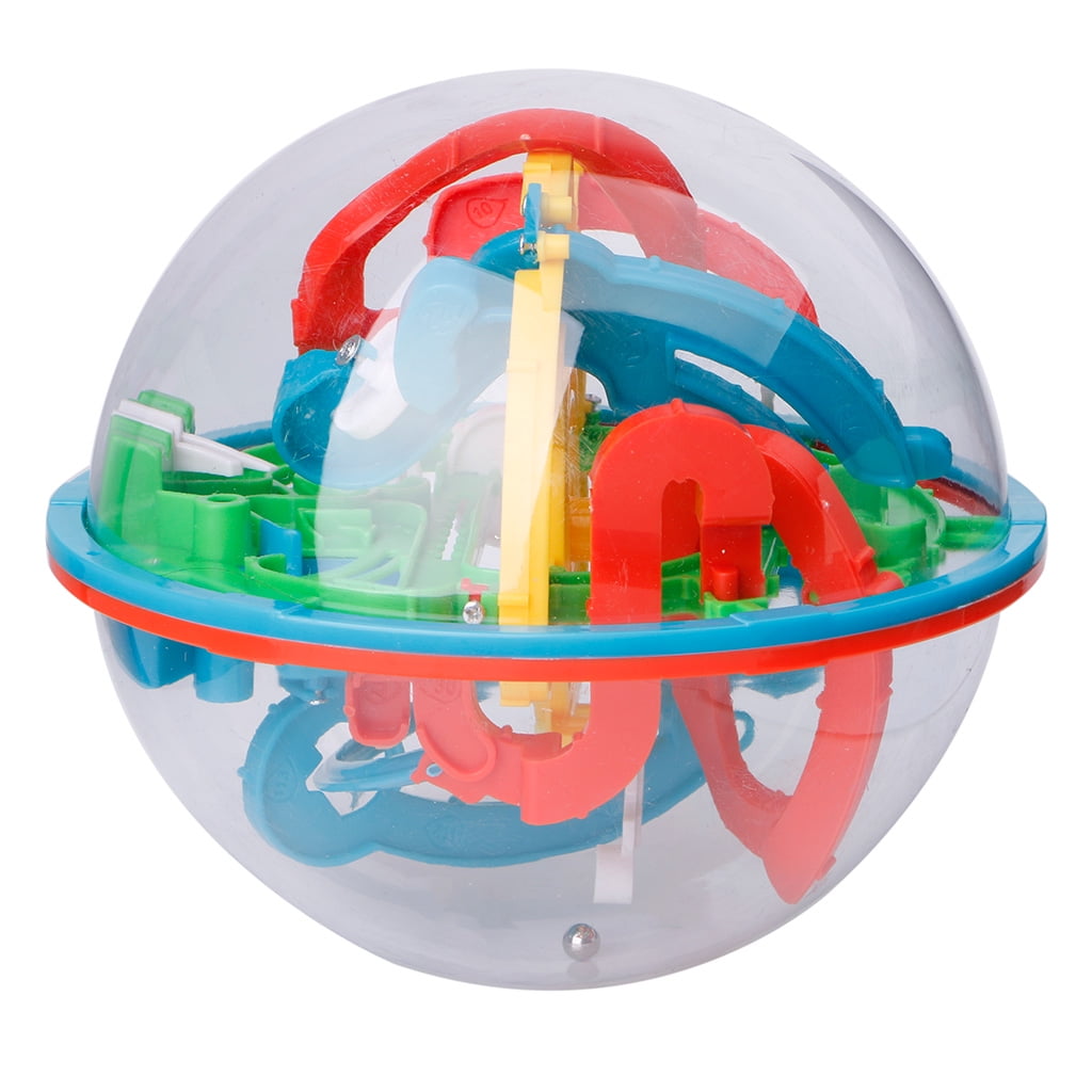 118 Barriers 3D Magic Intellect Ball Balance Maze Game Puzzle Globe Toy ...