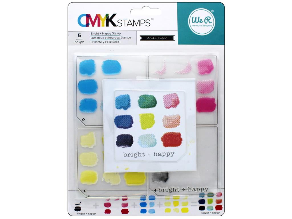We R Memory CMYK Stamp Bright & Happy - Walmart.com
