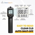 8380 industrial infrared thermometer - non-contact temperature tester ...