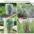 Insect Netting Bag with Drawstring,Garden Plants Protection Netting,6 ...
