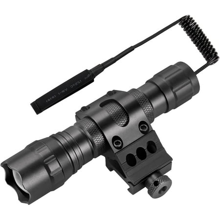 Tactical Weapon Light LED 1200 Lumen 300 Meters Range Compact Handle ...