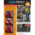 Aquaphalt 6.0 Medium, Ready Pre-Mixed Instant Filler for Quick Asphalt ...