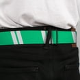 Buckle-Down Belt, Seatbelt Buckle Belt, Hash Mark Stripe Double Green ...