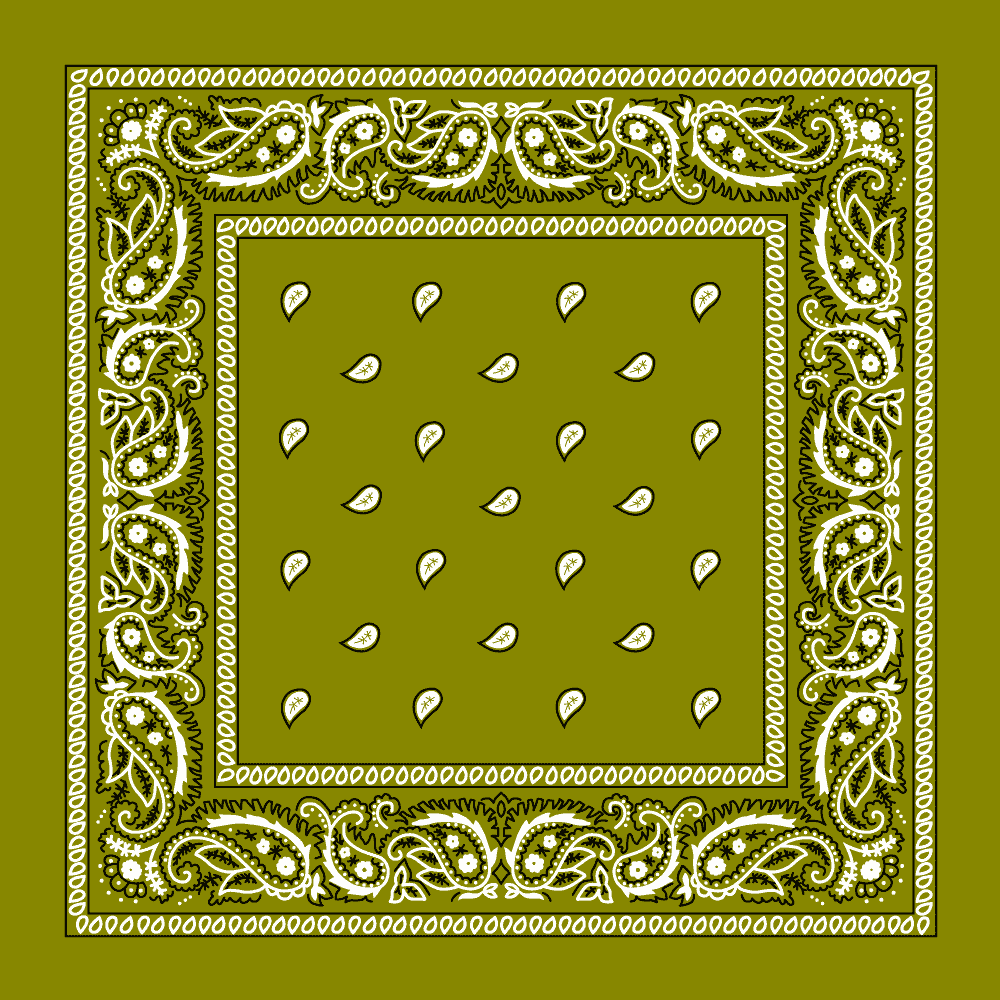 Green Bandana Pattern