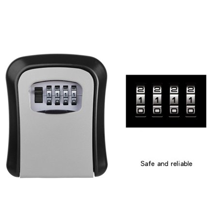 4 Digit Wall-mounted Curved Key Card Password Box Master Key Box ...