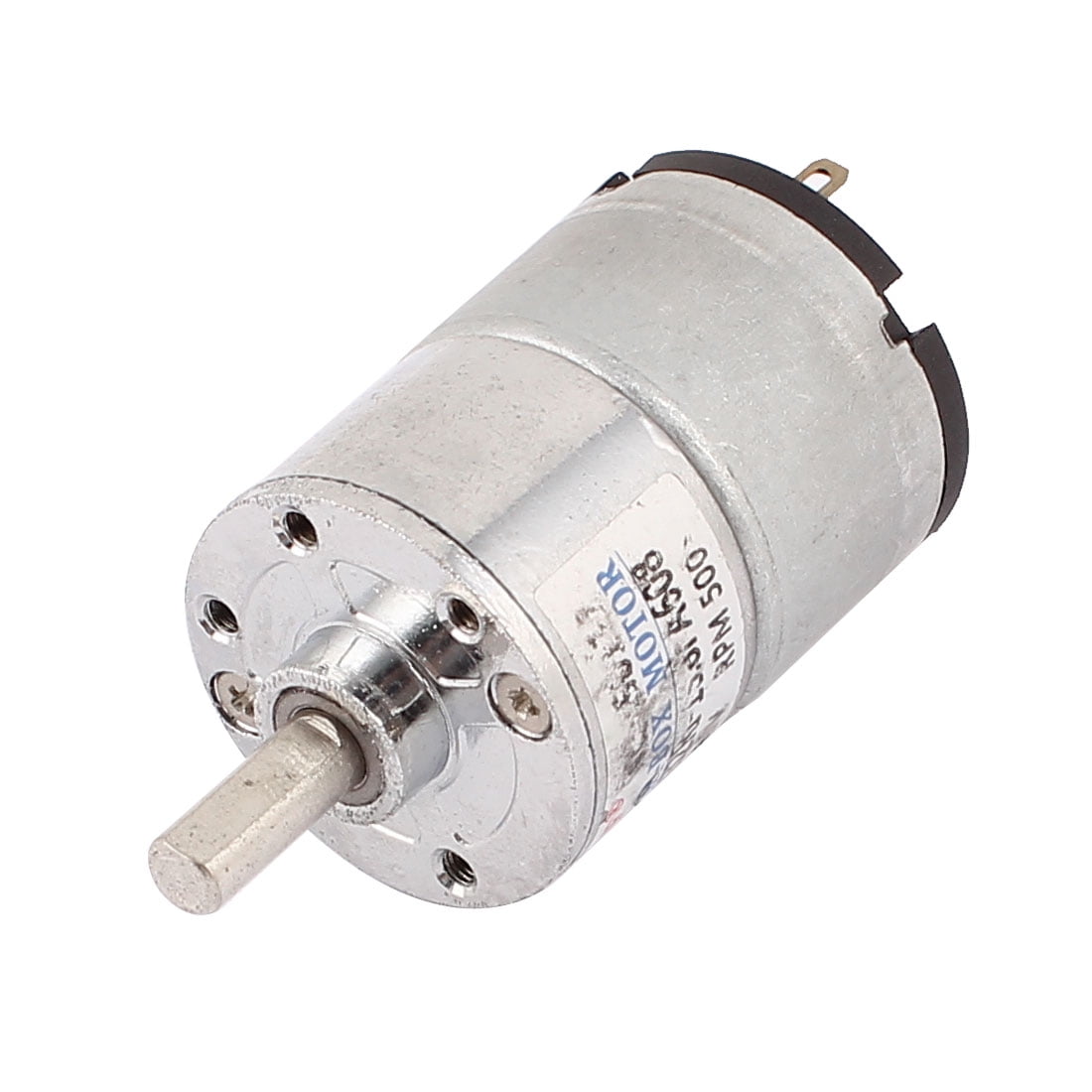 DC 12V 400-500RPM Electric Powerful High Torque Gear Box Motor ...