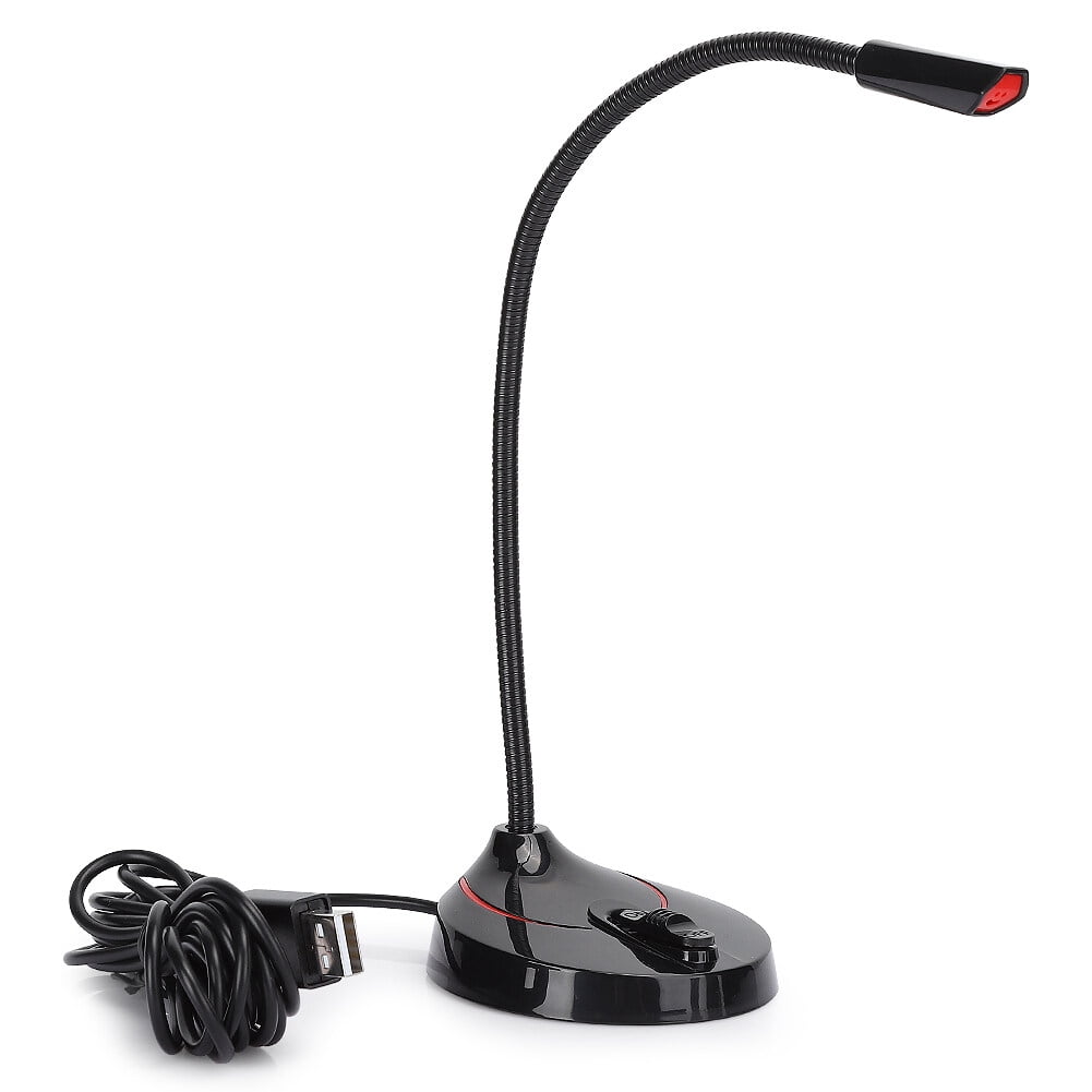 Micrófono de computadora USB flexible unidad omnidireccional de 360 ...