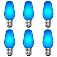 Pack of 4 Opaque Blue LED C7 Christmas Replacement Bulbs - Walmart.com