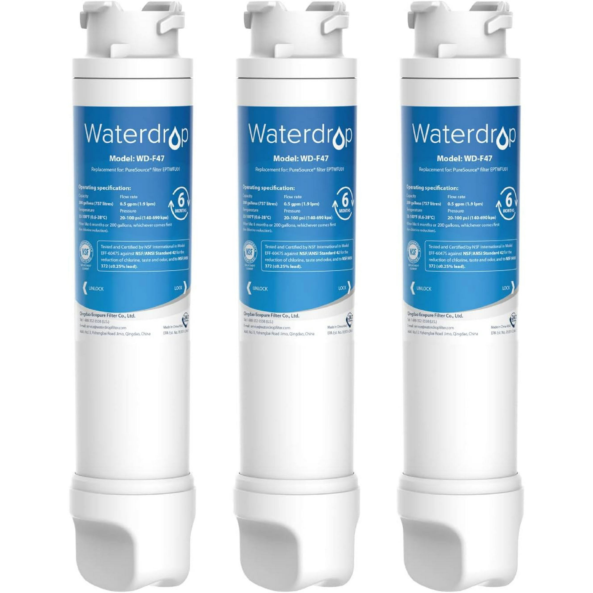 Click here for Waterdrop 3-Pack Refrigerator Water Filter Replace... prices