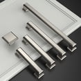 10 Pack Brushed Satin Nickel Cabinet Pulls 3.75 Inch Hole Center ...