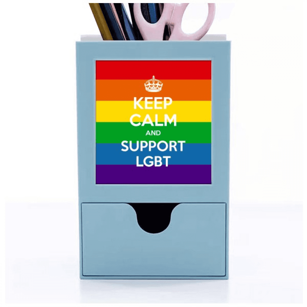 Rainbow Transgender Bisexuals Flag LGBT Desk Supplies Organizer Pen ...