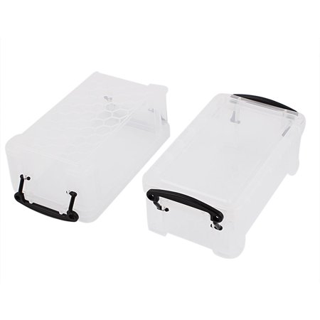 Plastic Clear Collection Storage Box Container Case 2pcs | Walmart Canada