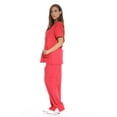 Just Love Womens Scrub Sets Six Pocket Medical Scrubs V Neck With