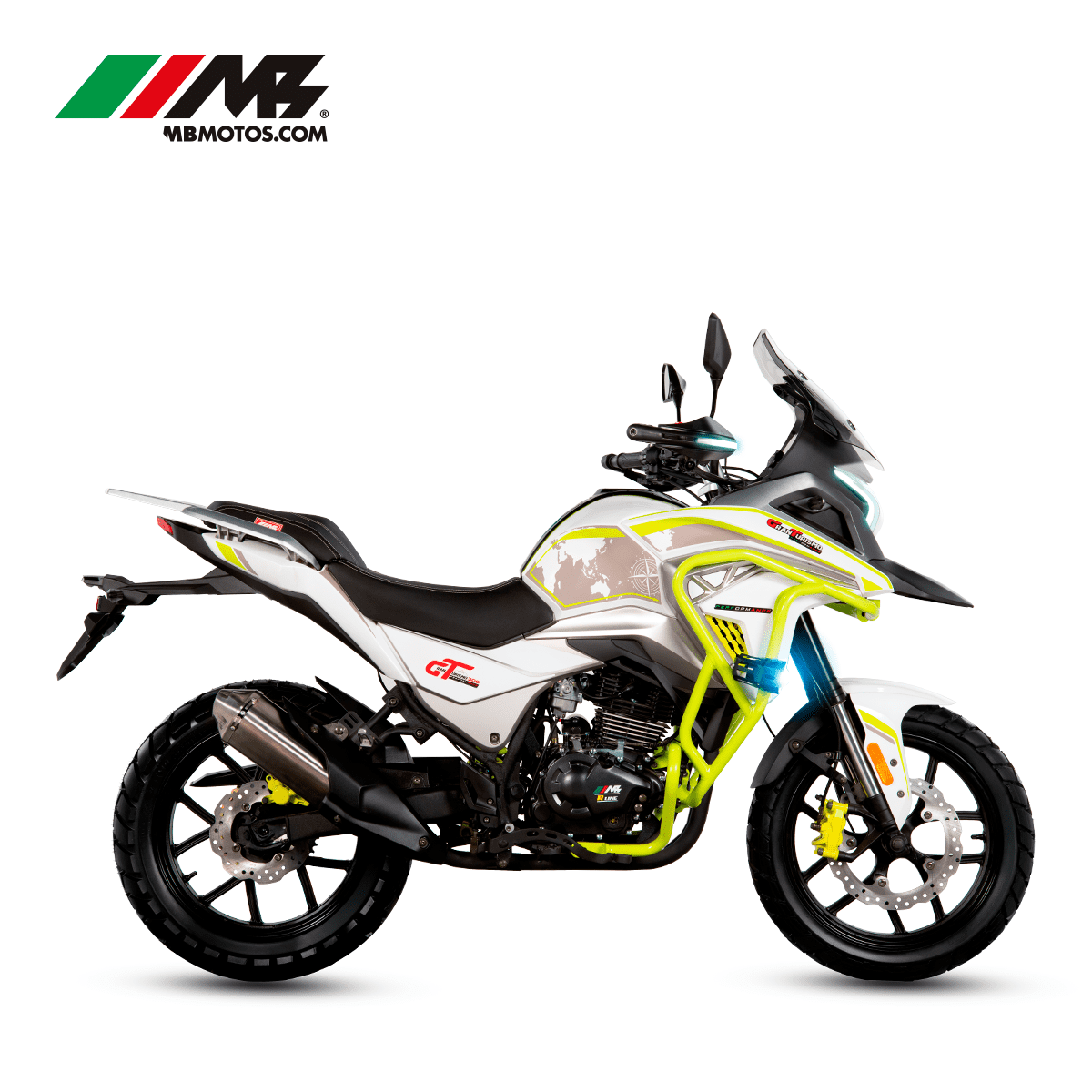 Motocicleta Adventure MB Motos Gran Turismo 300cc Blanco 2026 | Walmart ...