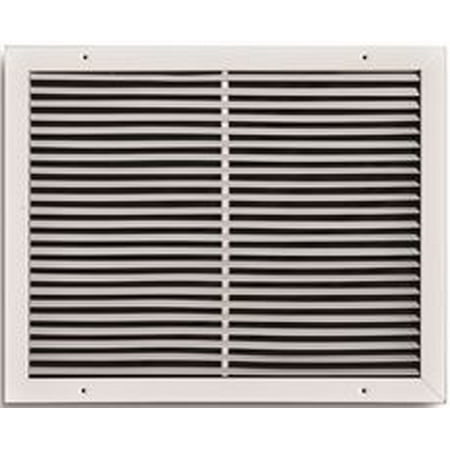 TRUAIRE FIXED BAR TYPE RETURN AIR GRILLE, 30 IN. X 14 IN., WHITE ...
