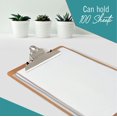 6 Clipboards Standard A4 Letter Size, 9x12.5 inch Wooden Clipboard with ...