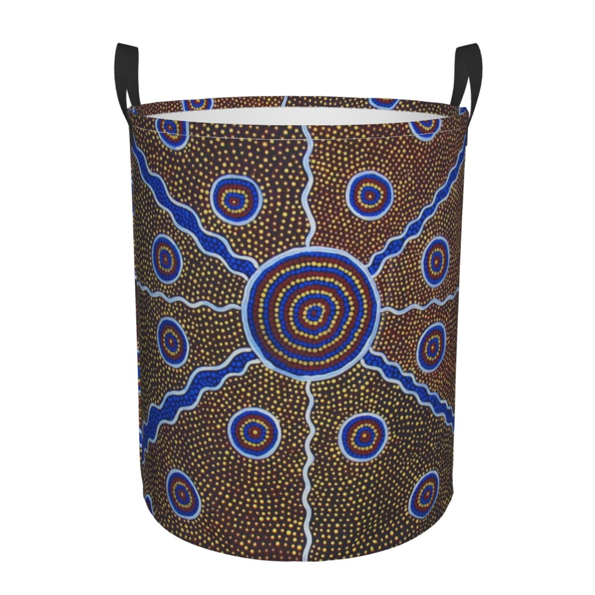 DouZhe Waterproof Collapsible Large Laundry Baskets, Aboriginal Art ...