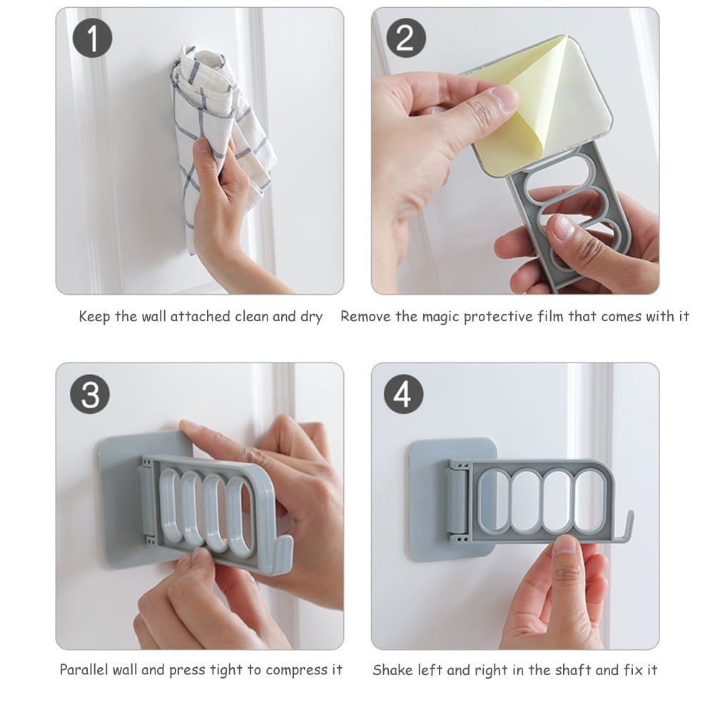 Click here for Staiysm 4 Hole Clothes Hanger Storage Hook Folding... prices