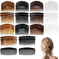36 Pieces Women Hair Comb Slides, French Hair Side Combs Plastic Twist ...