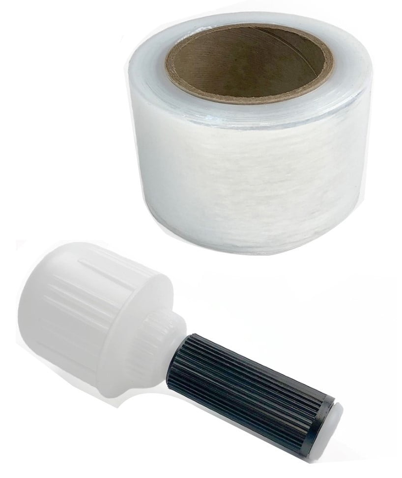 Hand-Stretch Polyethylene 80-Gauge Banding Film with Plastic Dispenser ...