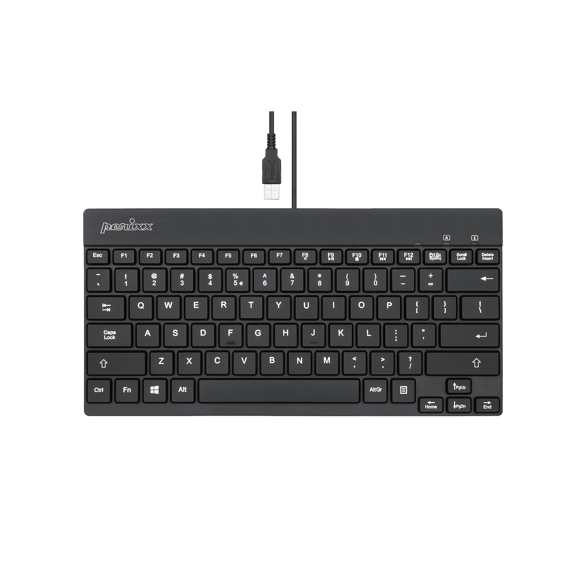 Perixx Periboard-326 - Mini Backlit USB Compact Computer Keyboard ...