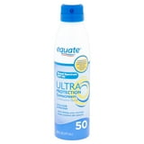 Equate Ultra Protection Sunscreen Continuous Spray, SPF 50, 6 fl oz ...