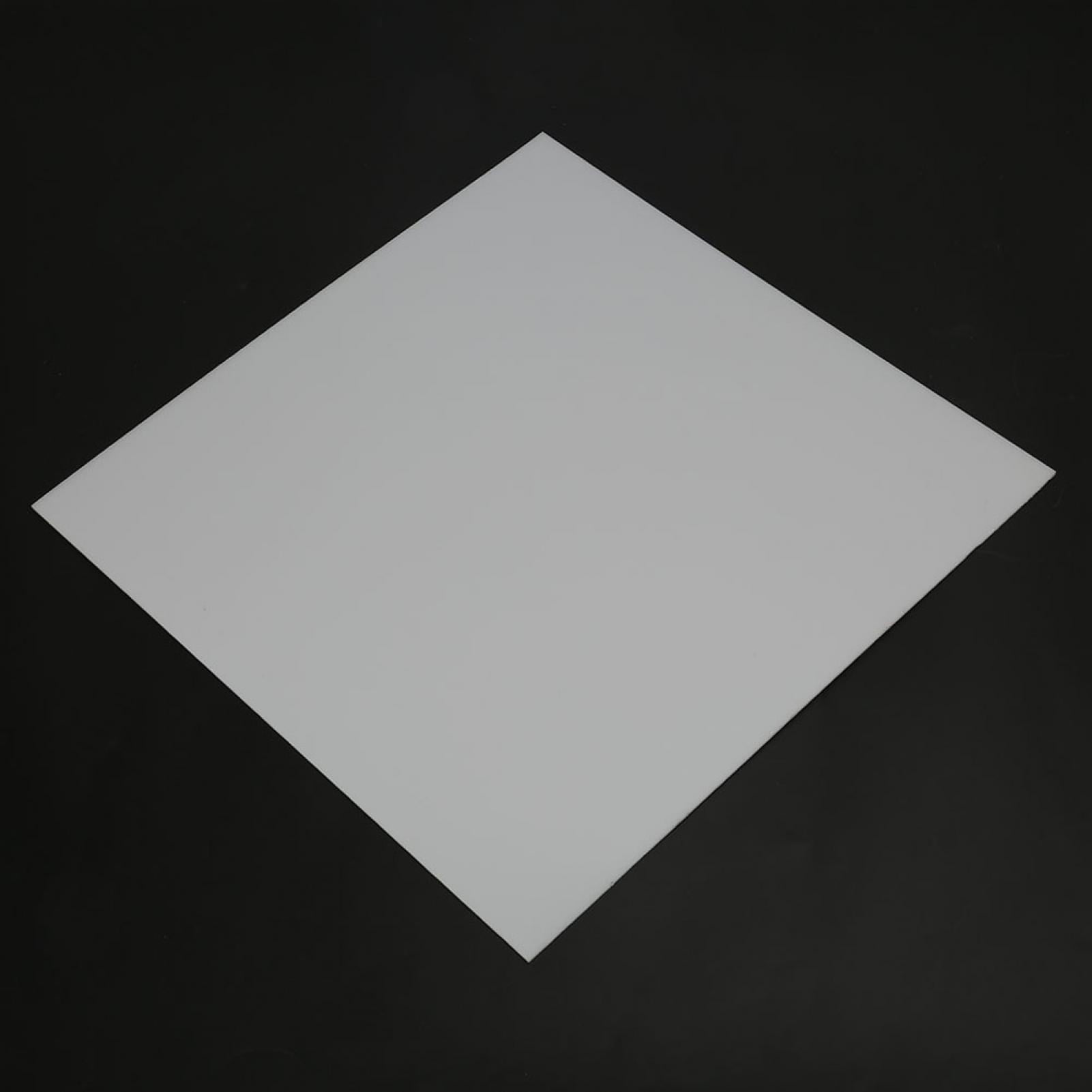 Placa de plástico de ingeniería POM de polioximetileno blanco de 2 x ...