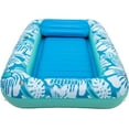 Aqua Inflatable Tanning Pool Lounger & Float with Removable Pillow - 71 ...