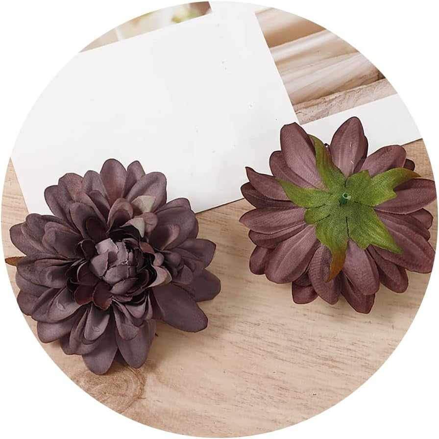 Click here for Generic Gray Brown Dahlia Artificial Flowers  20pc... prices