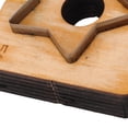 BIMZUC Star Leather Cutting Die Wooden Base Steel Blade 1.97 in / 50 mm ...