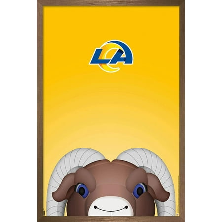 NFL Los Angeles Rams - S. Preston Mascot Rampage Wall Poster | Walmart ...