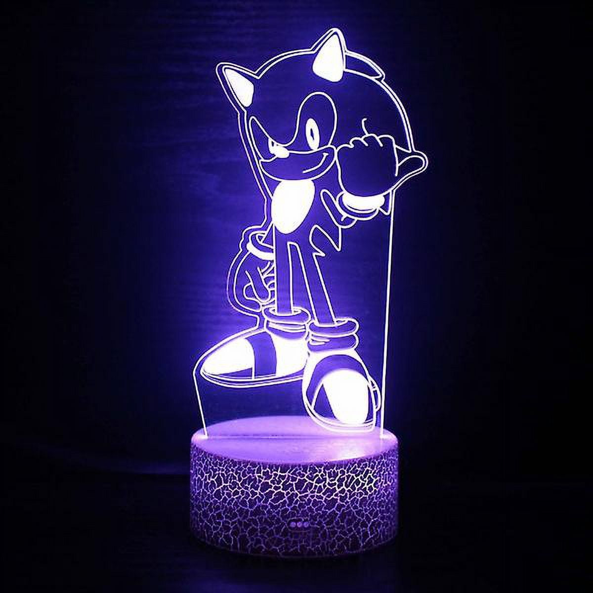 Click here for Geecy 3d Night Lamp Sonic Boy Sonic Colorful Touch... prices