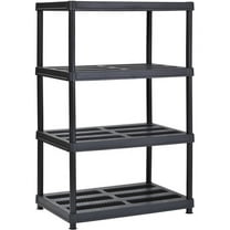 Sterilite Heavy-Duty 4-Shelf Storage Unit for Garage & Basement ...