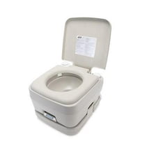 Camco Portable Toilet - 2.6 Gal, Beige, Polyethylene, Camping, Portable ...