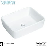 Karran Usa Vc-501 Valera 18-3/4" Rectangular Vitreous China Vessel ...