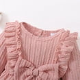 Younger Tree Baby Girl Romper Infant Fall Winter Clothes Ruffle Sweater Long Sleeve Bodysuit ...