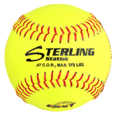 Sterling Athletics Hot Pink Club Fastpitch Game Leather Softball (12 ...