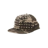 Studded Spikey Design Camouflage Hat - Walmart.com