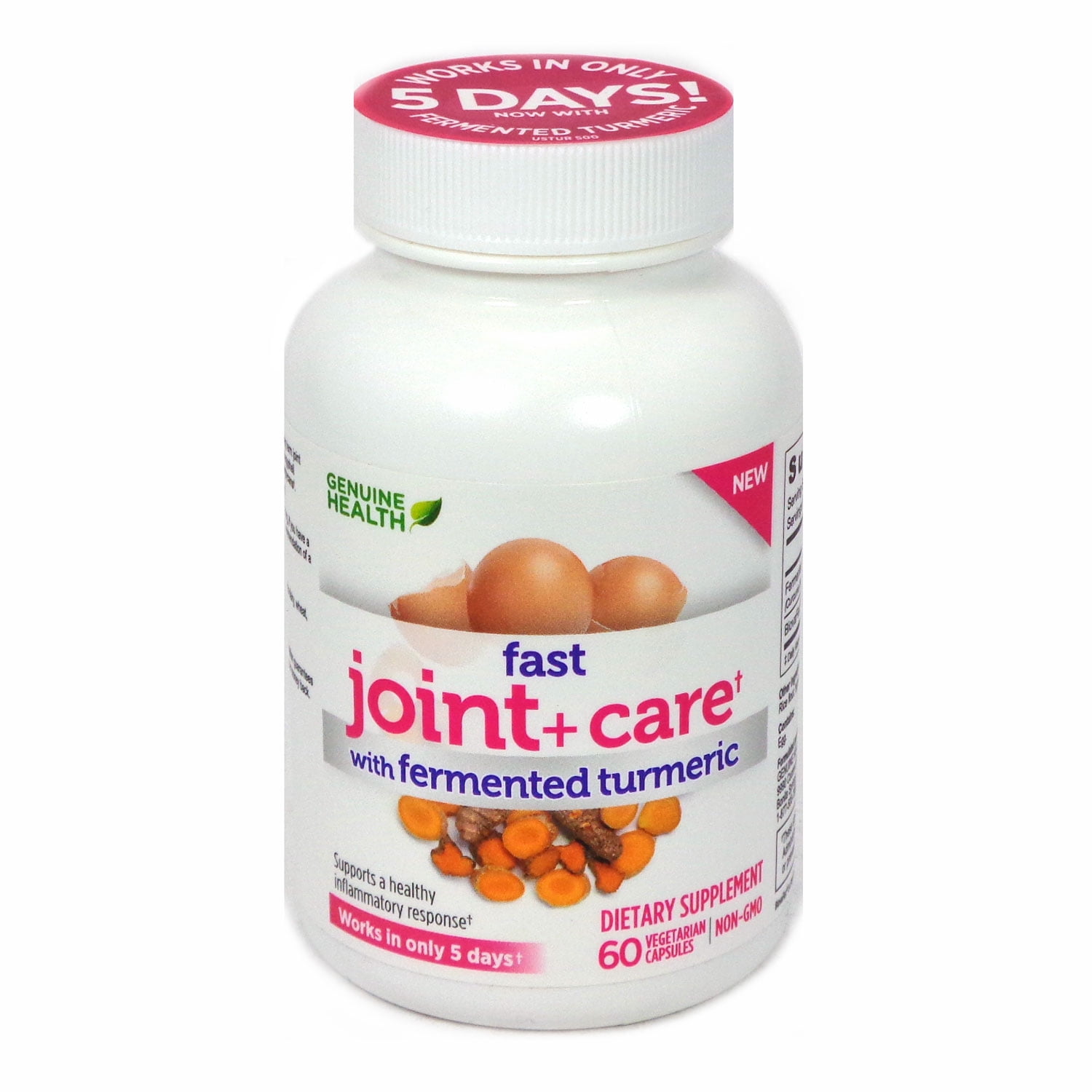 Buy Genuine Health - Fast Joint Care with Fermented Turmeric - 60 ...