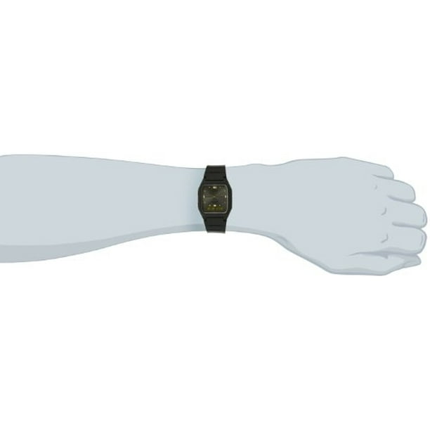 Casio AW48HE-8AV Reloj negro Ana-Digi de doble hora para hombre Casio ...