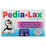 Pedia-Lax Laxative Liquid Glycerin Suppositories for Kids, Ages 2-5, 6 ...