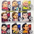 Cartoon Football Star Refrigerator Magnet, Rotatable And Magnetic ...