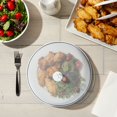 Juvale Metal Mesh Food Tent, Outdoor Plate Serving Covers (White, 11 ...