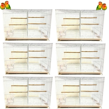 Large 30" Center Divider Breeding Breeder Bird Flight Cages For ...
