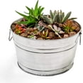 Behrens Large Metal Garden Tub, 15 Gal - Multi-purpose Round Galvanized ...